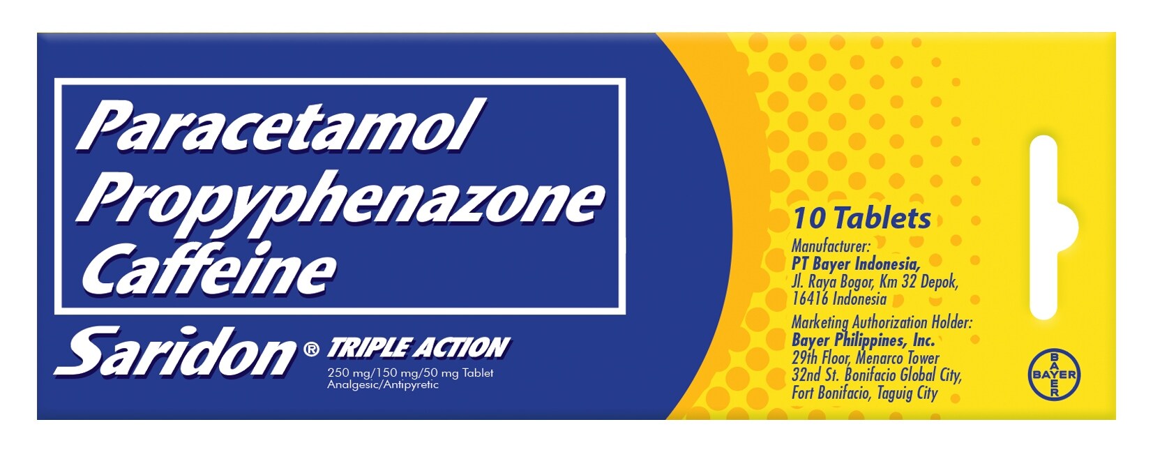 Saridon starts to release in 5 minutes